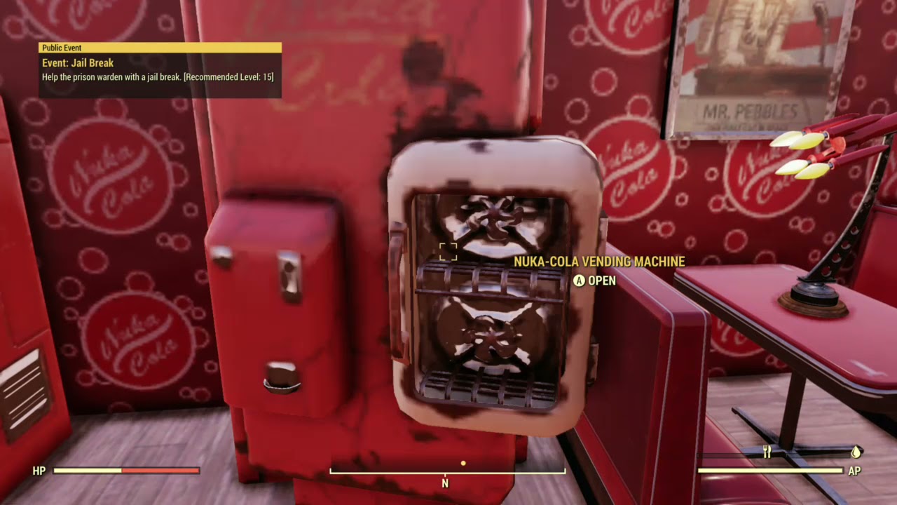 Fallout 76 Mothman Cafe Camp Build - YouTube