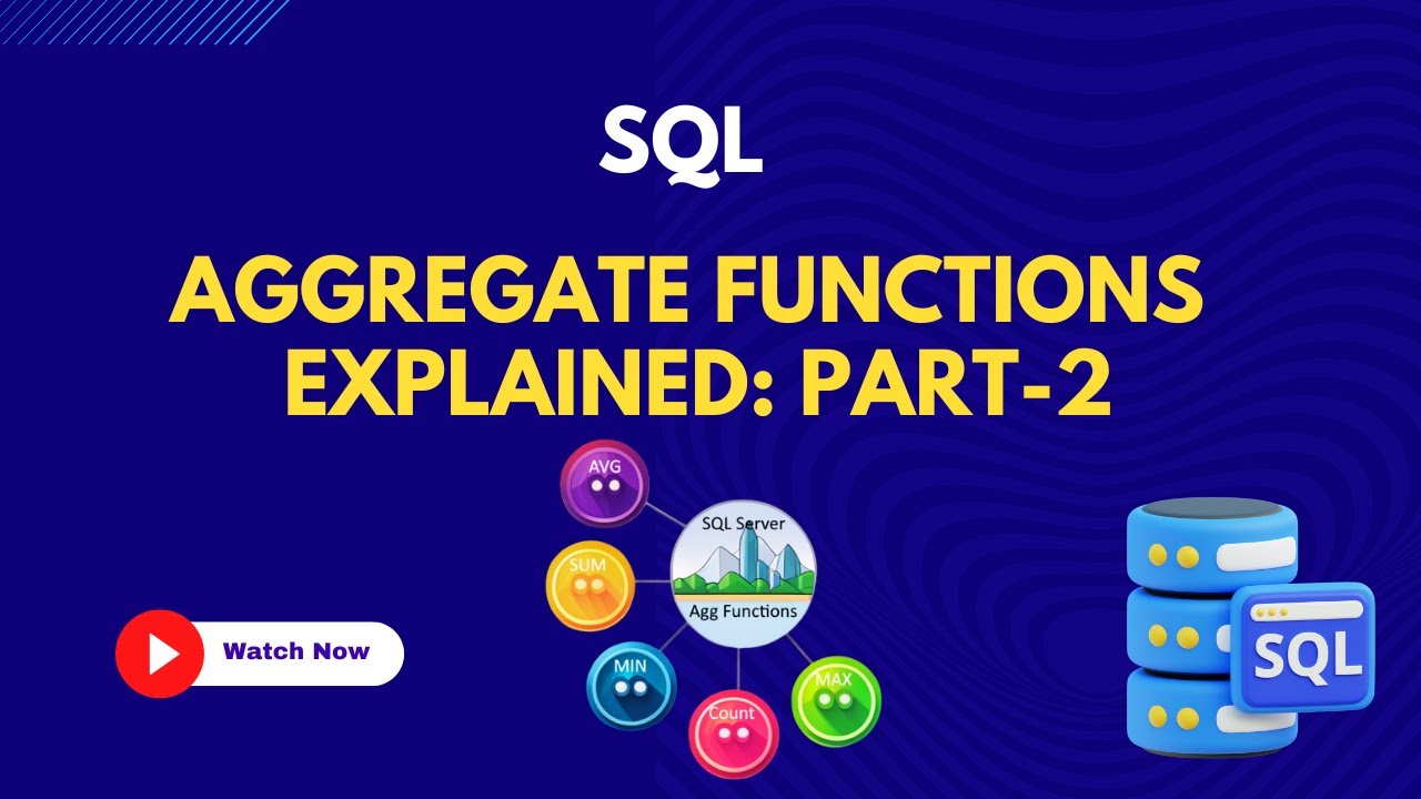 29 Aggregate Functions - YouTube