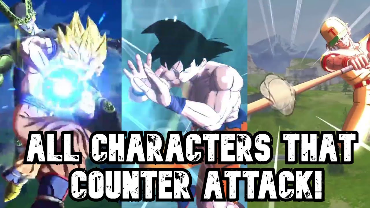 ALL Characters that Counter Attack! - Dragon Ball Legends - YouTube