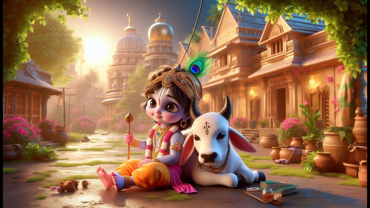 🌼 Nanha Sa Krishna, Anant Prem Ka Roop | Choto Se Mero Madan Gopal ...