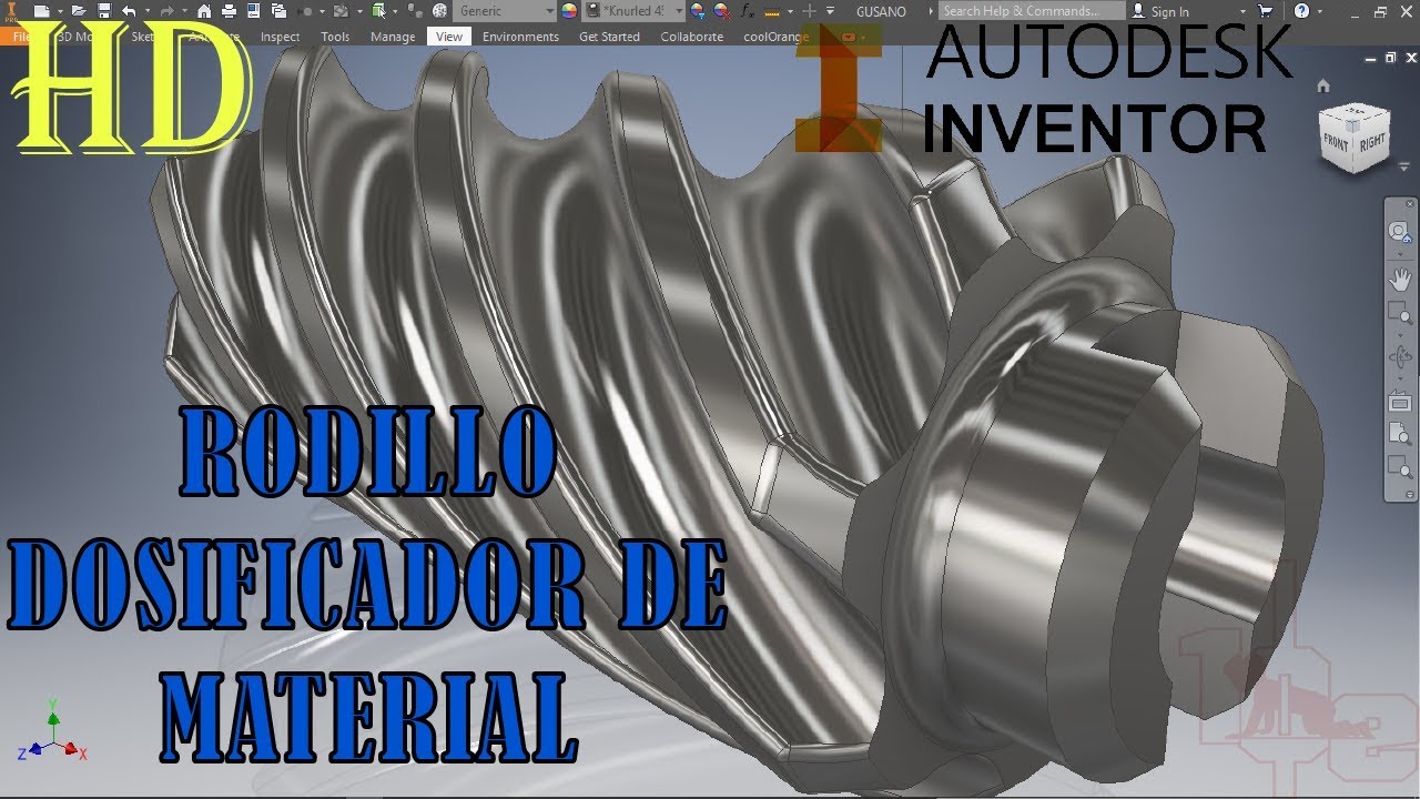 AUTODESK INVENTOR - HERRAMIENTA BOBINA (COIL CUT) - YouTube