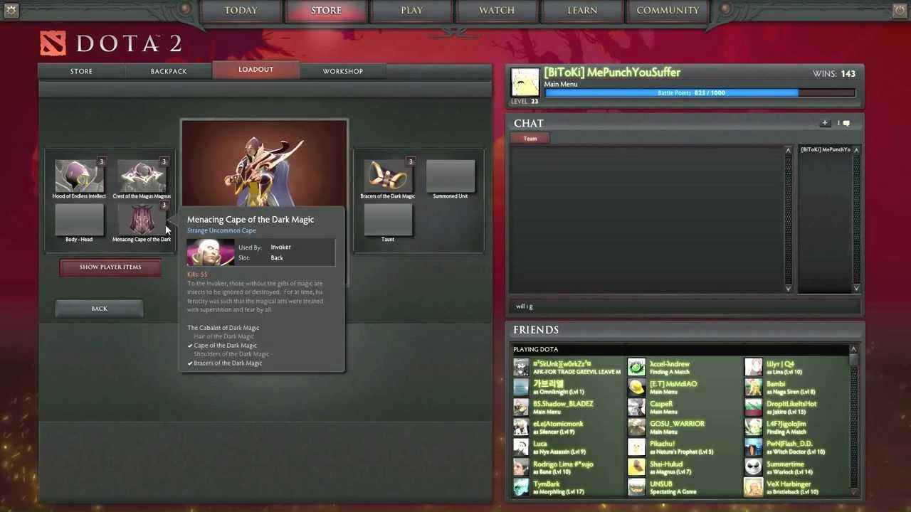 Dota 2 : All Invoker Sets - Dark Magic , the Magus Magnus & Burning ...