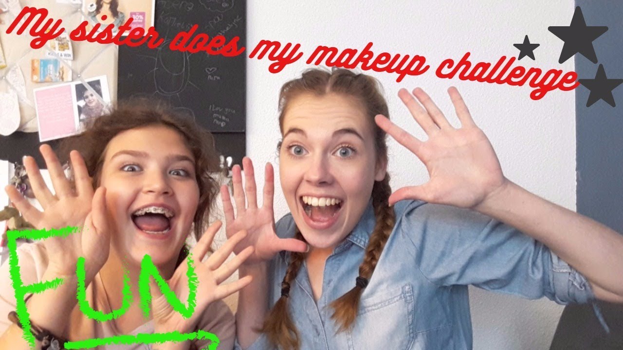 My Sister Does My Make Up Challenge Youtube 0885