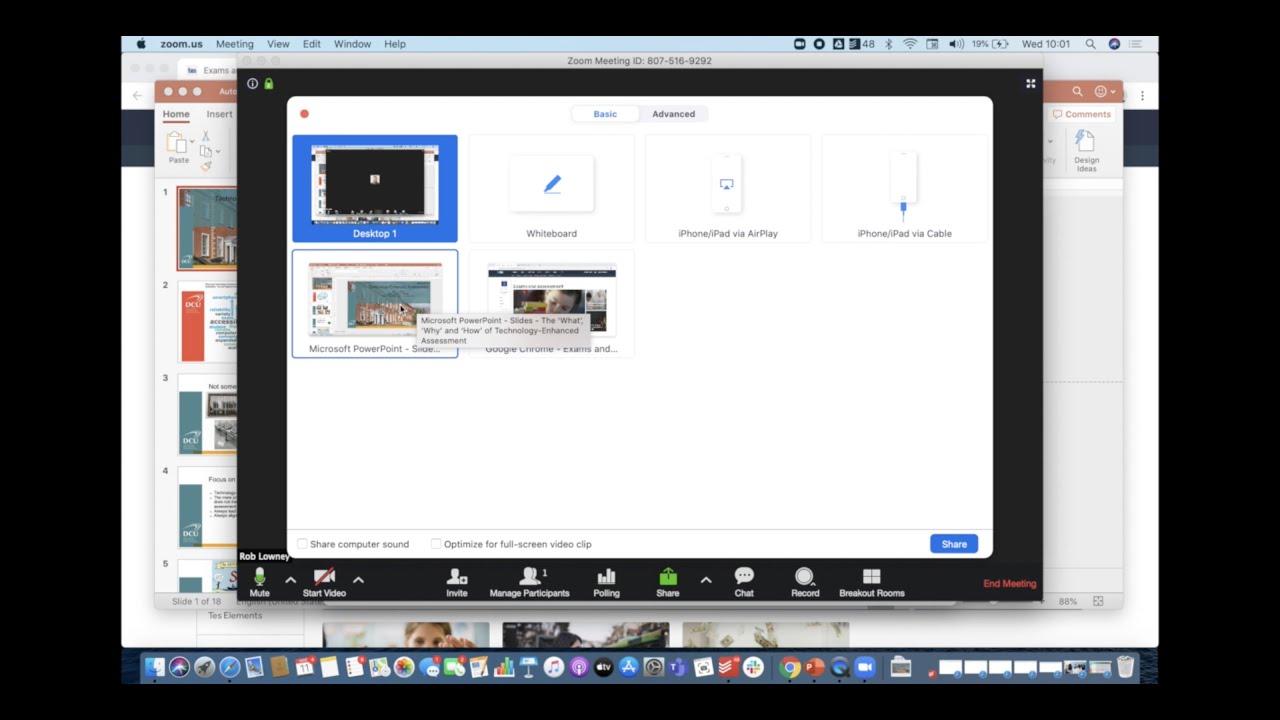 Using Zoom for DCU staff to create videos for students (e.g. video ...