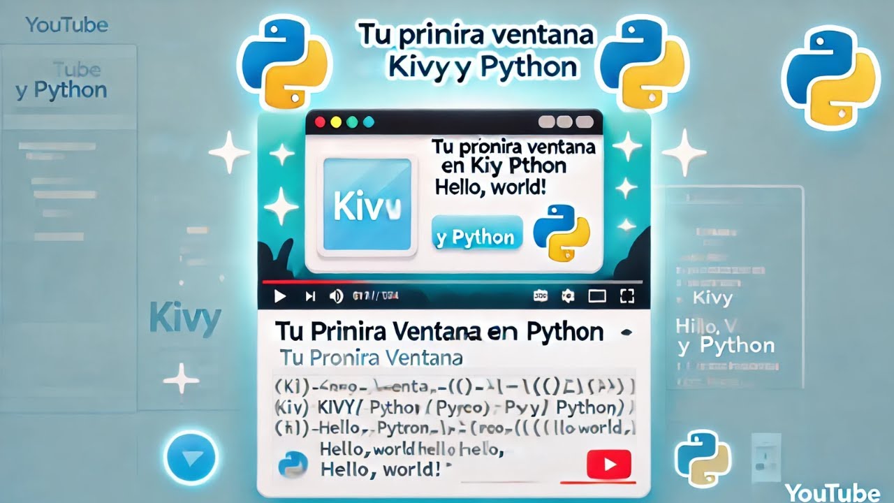 Tu primera ventana en Kivy y Python - YouTube