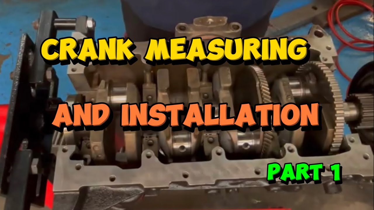 Vauxhall Astra h Z20leh crankshaft measuring and installation - YouTube