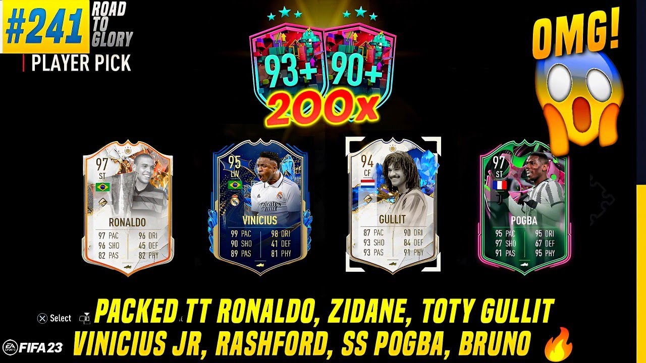 OMG! PACKED TT RONALDO, SS POGBA - OPENING 200x TOTS OR SHAPESHIFTERS ...