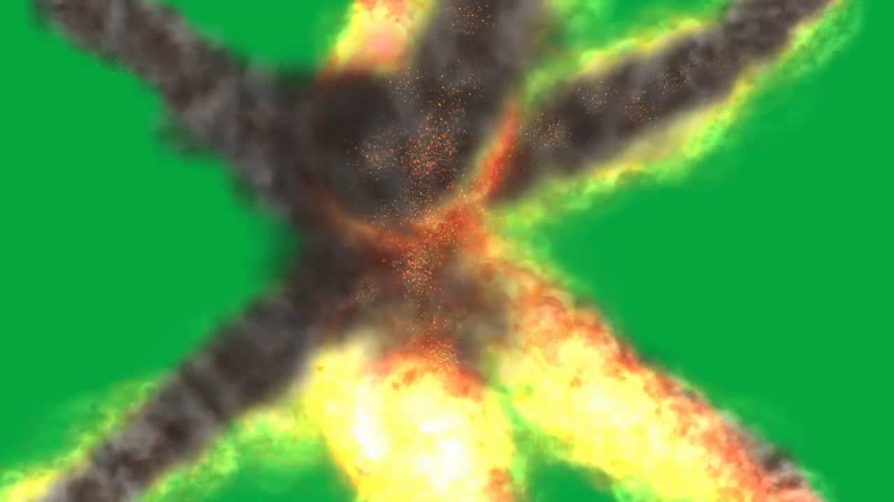 green Screen - post box explodes Part 2 - free green & blue screen ...