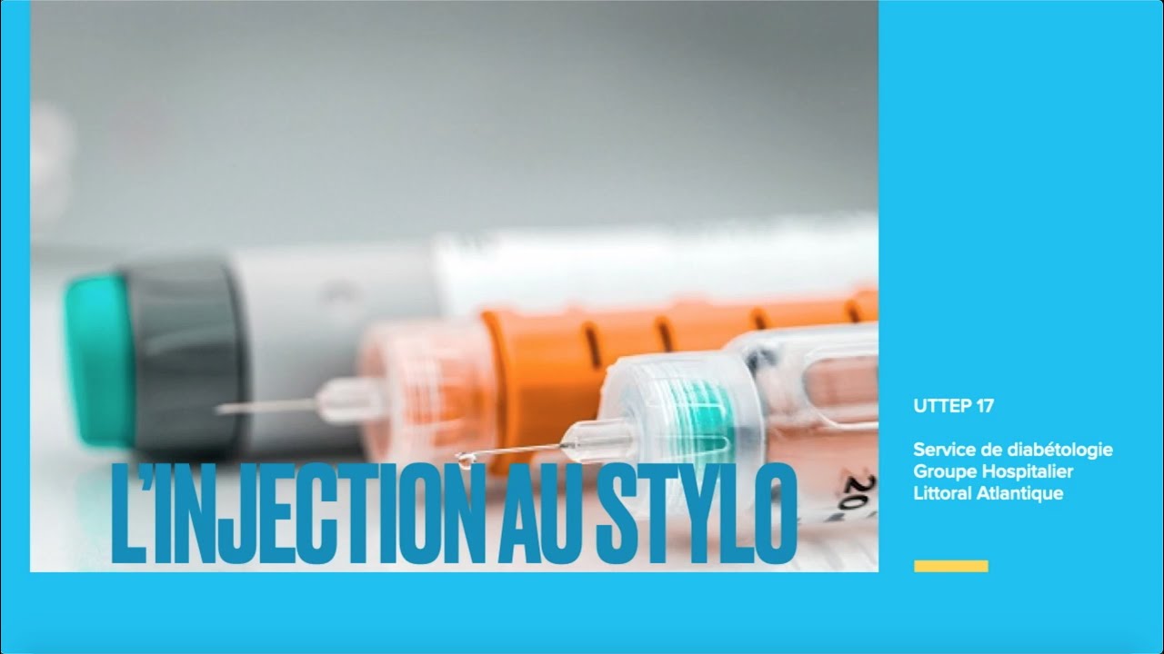 L'injection au stylo - YouTube