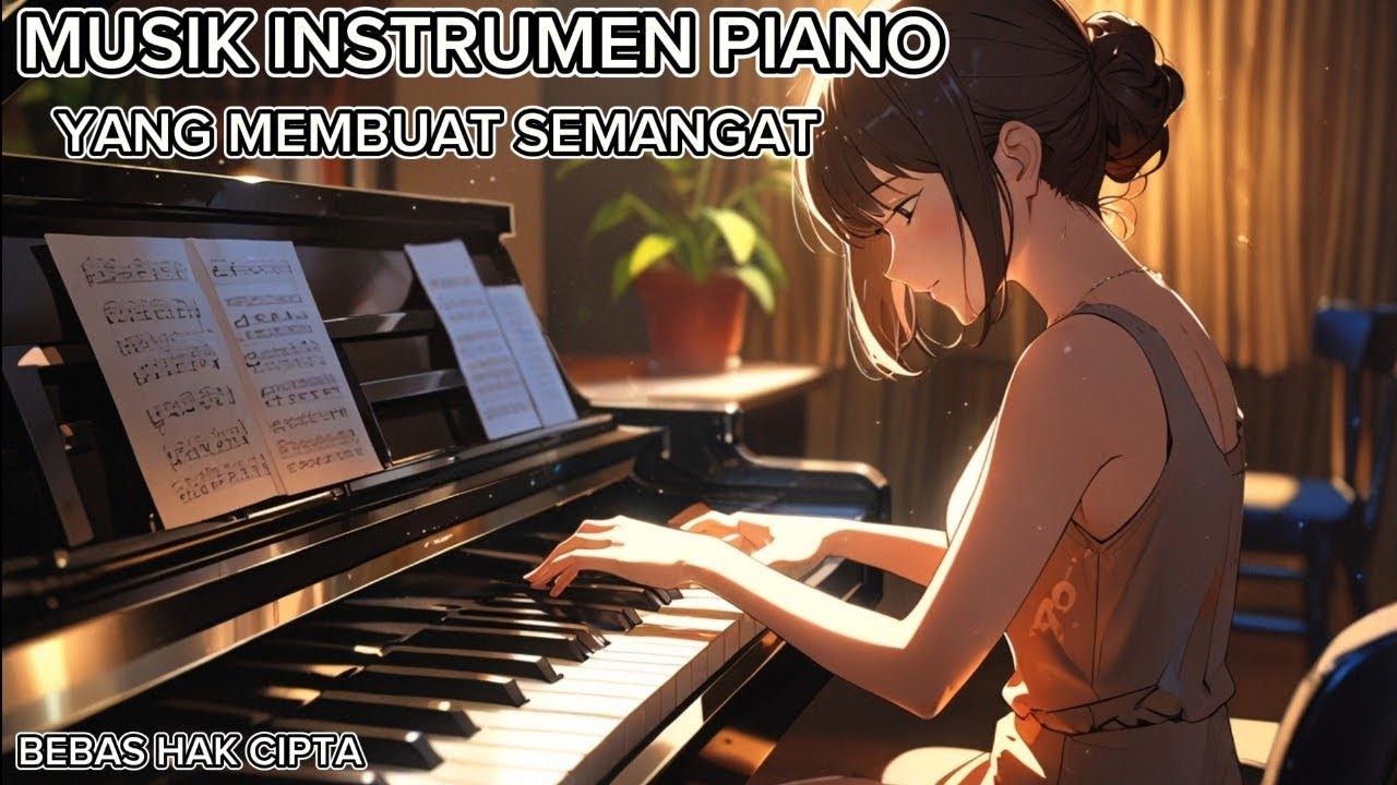 MUSIK INSTRUMEN PIANO YANG MEMBUAT SEMANGAT FULL 1 JAM - BACKSOUND ...