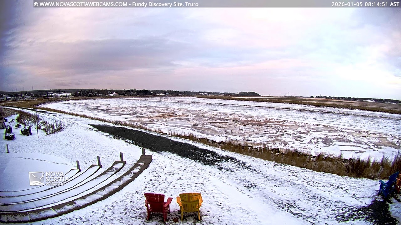 Tidal Bore LIVE at Fundy Discovery Site in Truro, Nova Scotia - YouTube