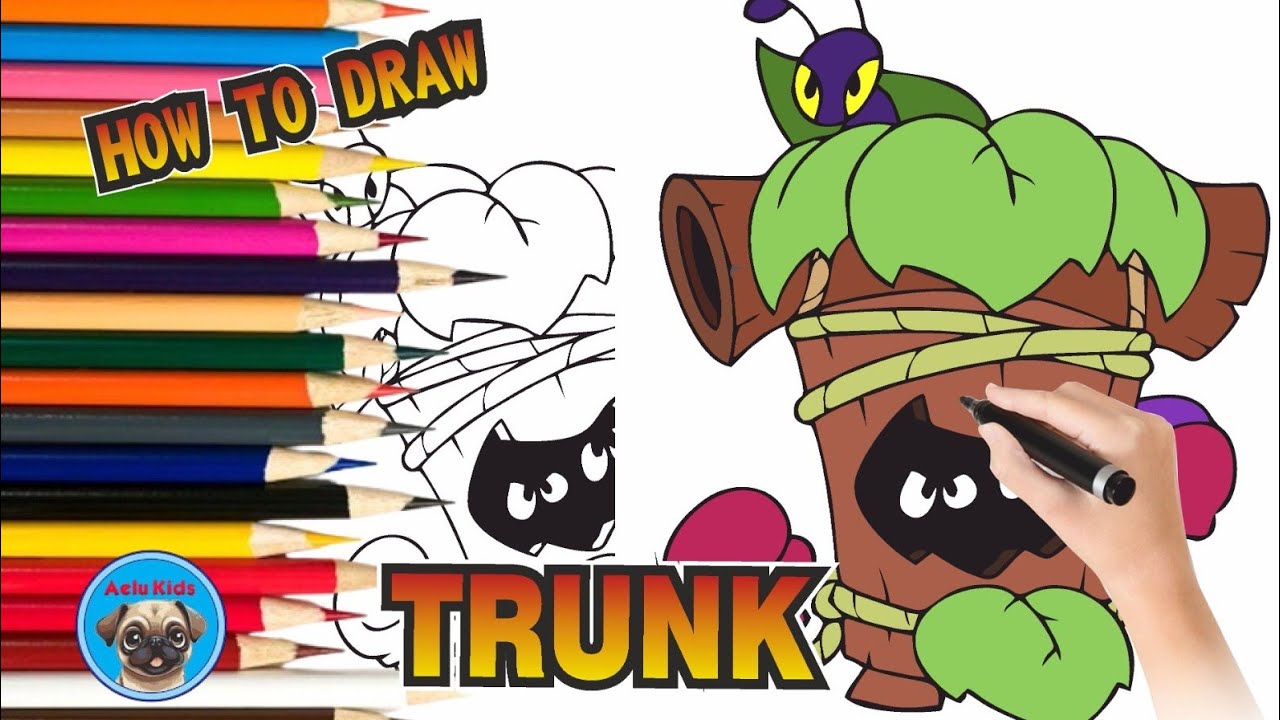 How to Draw Trunk | Easy Drawing Tutorial - YouTube