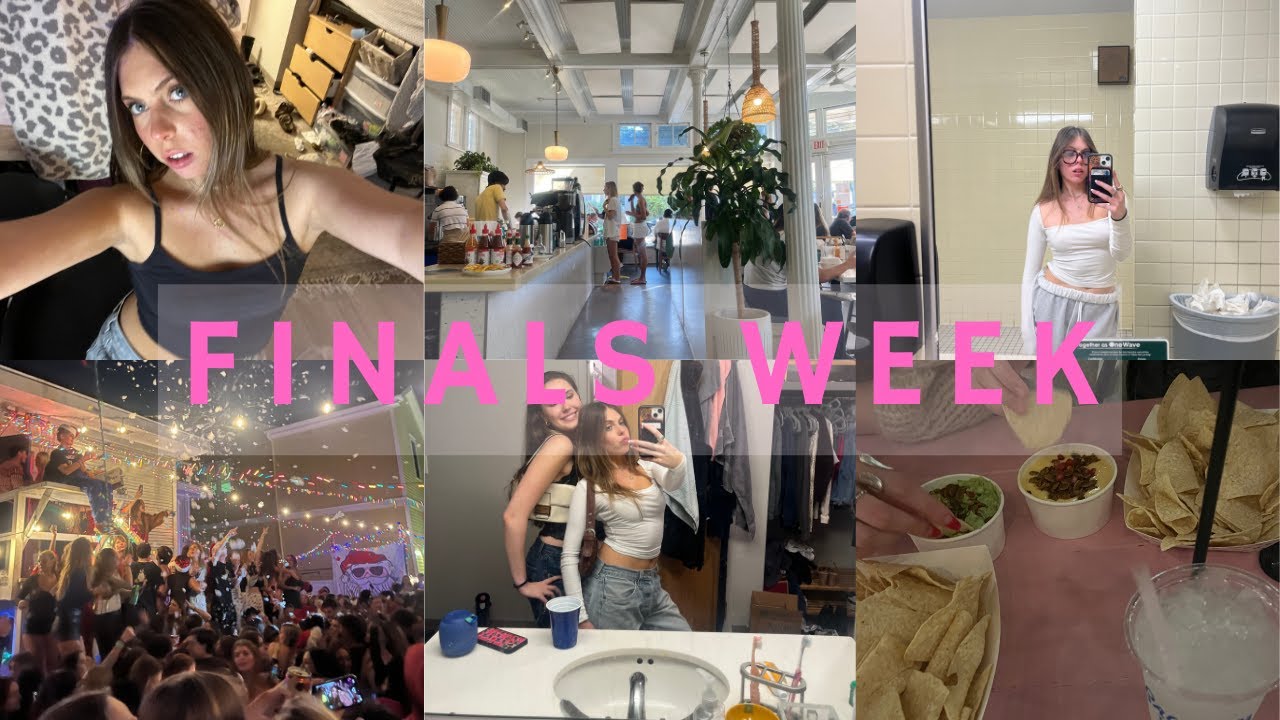TULANE VLOG ★ last week of first semester, parties, and finals - YouTube