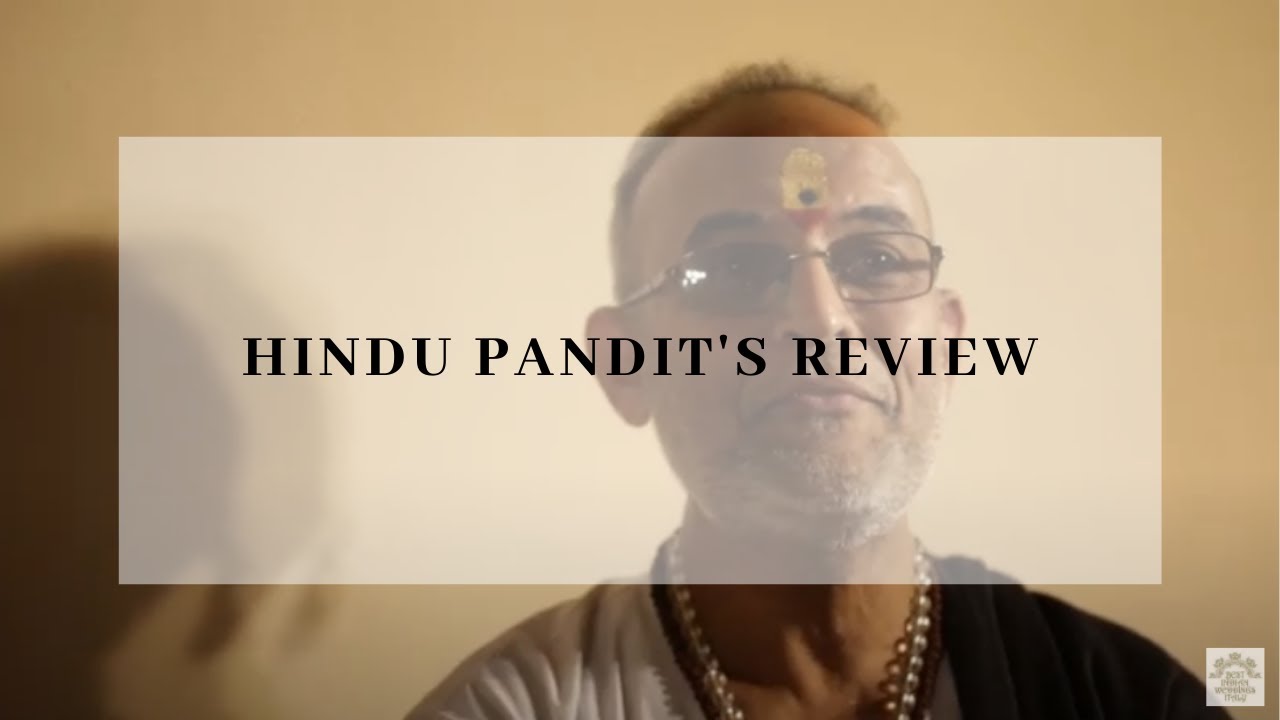 Hindu Pandit talks about his experience at an Indian wedding in Italy ...