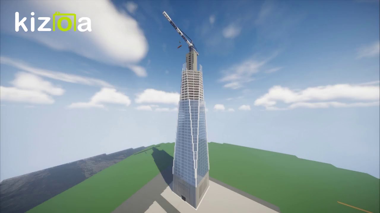 A Better One World Trade Center Timelapse Minecraft - YouTube