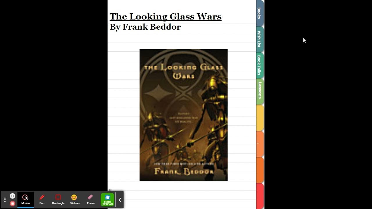 The Looking Glass Wars Book Talk - YouTube