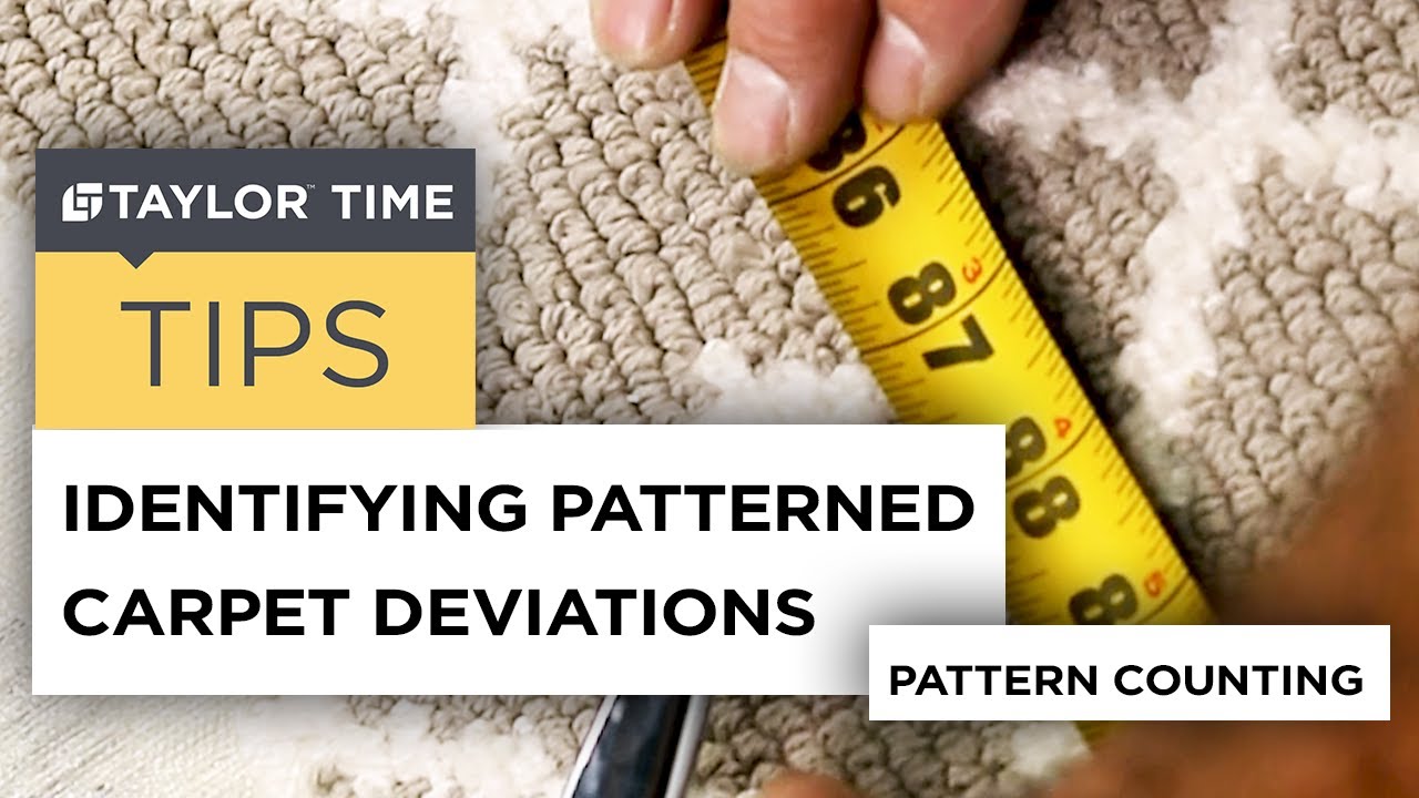 IDENTIFYING PATTERNED CARPET DEVIATIONS | Pattern Counting - YouTube