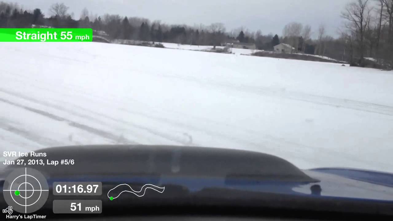 STI Ice Racing in Beaverton MI - YouTube