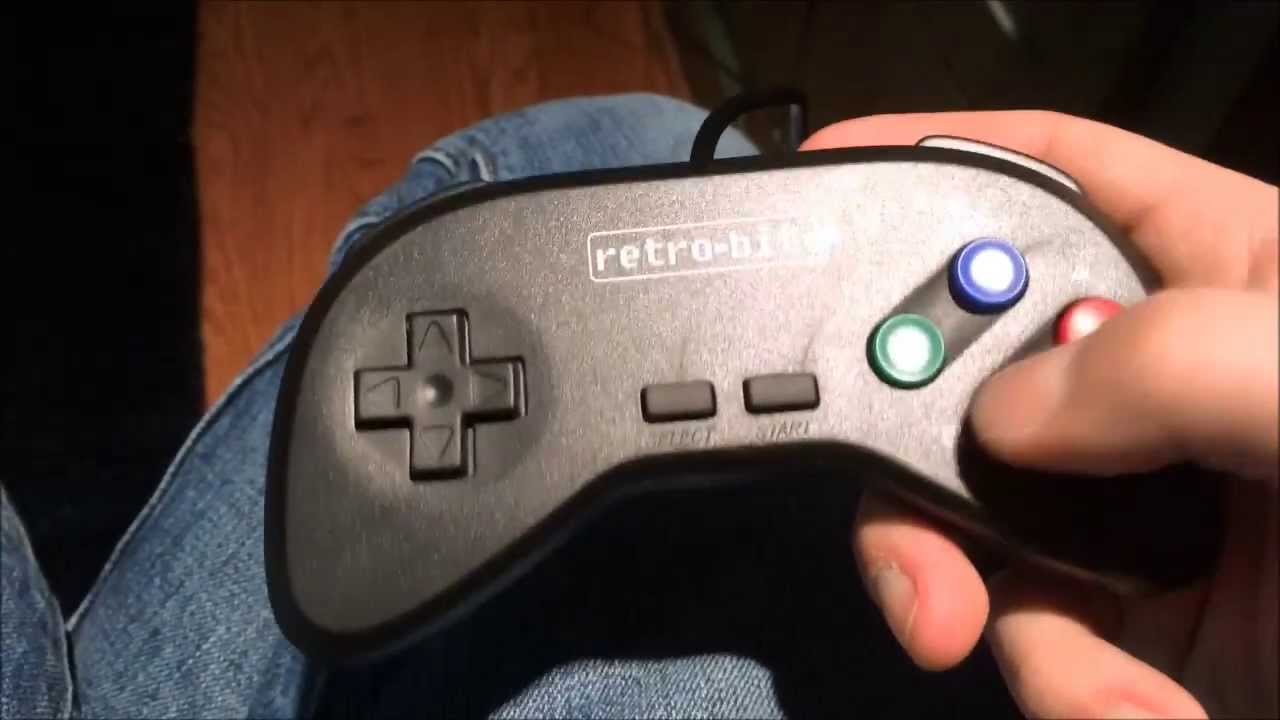 Retrobit Super Retro Controller for SNES - YouTube
