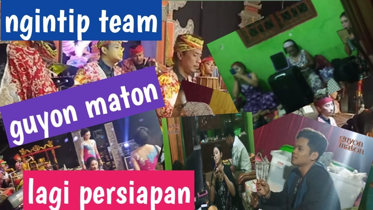 Melihat persiapan team guyon maton cak percil cs - YouTube