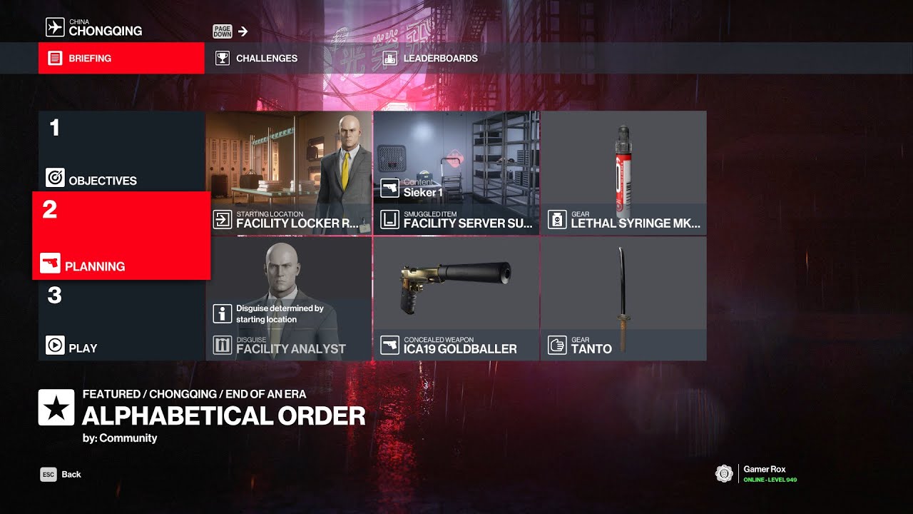 Hitman 3 - #3 Alphabetic Order | F7SC Featured Contract | Silent ...