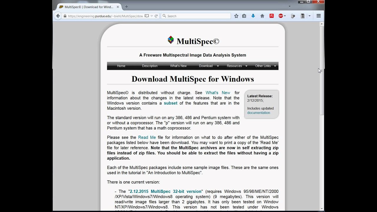 Download MultiSpec - YouTube
