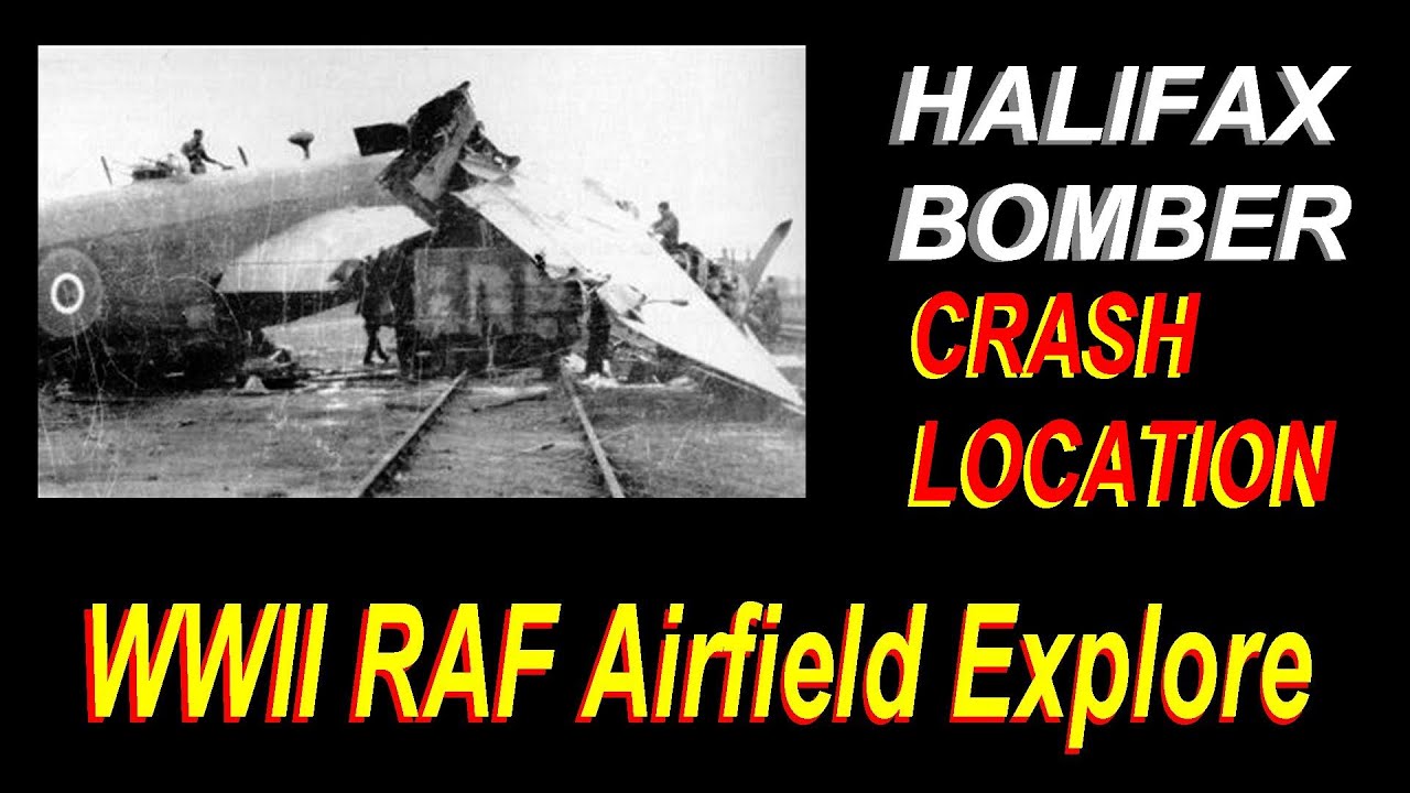 WWII RAF Airfield Explore.. RAF Burn .. Halifax Bomber Crash Location ...