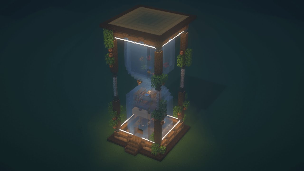 [Minecraft Tutorial] How To Build a Fancy House | Live inside Hourglass ...