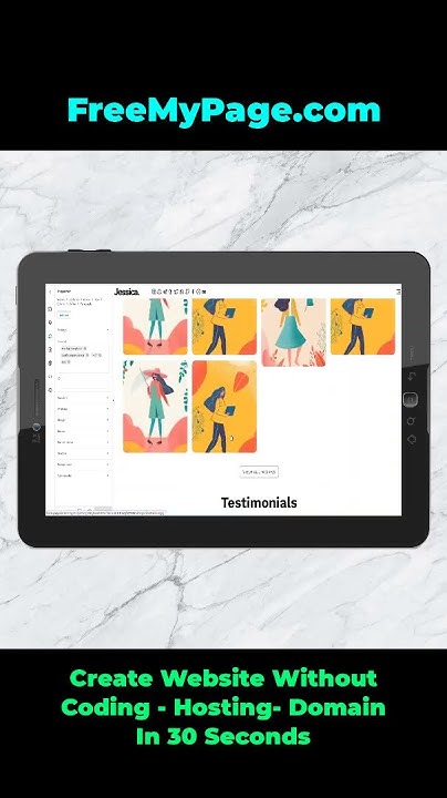 Website Builder - How To Create Portfolio Website With No Coding - No Hosting - No Domain - #10 ...