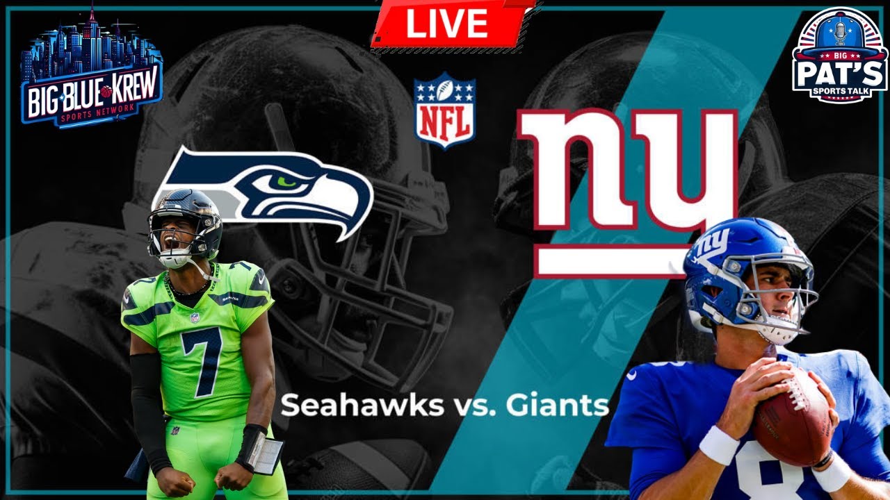 NY Giants Vs Seattle Seahawks Live Play By Play - YouTube