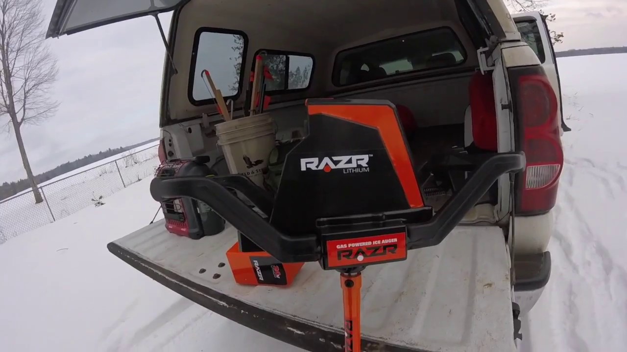Razr 24V Electric Ice Auger Review/First Impression - YouTube