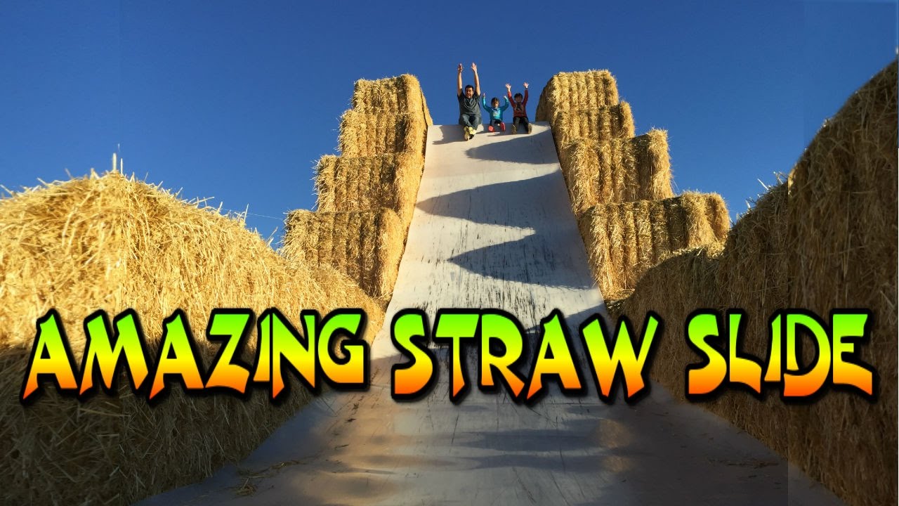 Amazing Straw Slide - YouTube