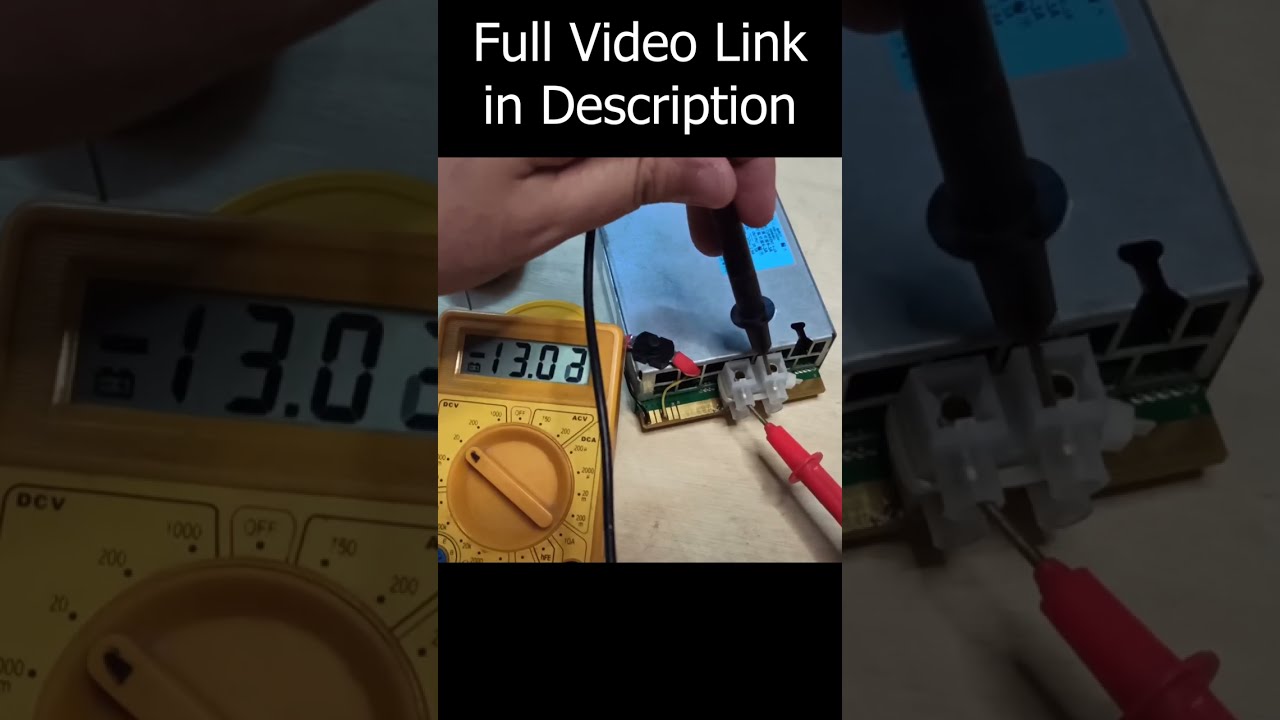 How to turn on HP server power supply Model numer hstns pr17 - YouTube