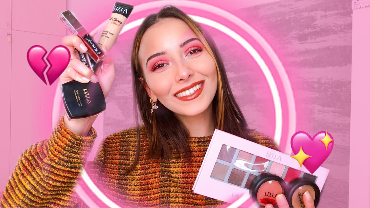 FULL FACE USING ONLY LELLA 🇹🇳 + FIRST IMPRESSIONS - YouTube