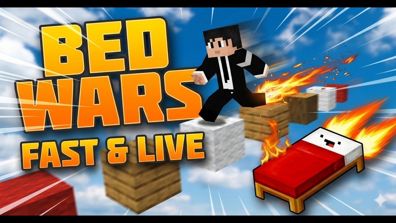 BED WARS LIVE STREAM DAY 3 !!! MC FLEET - YouTube