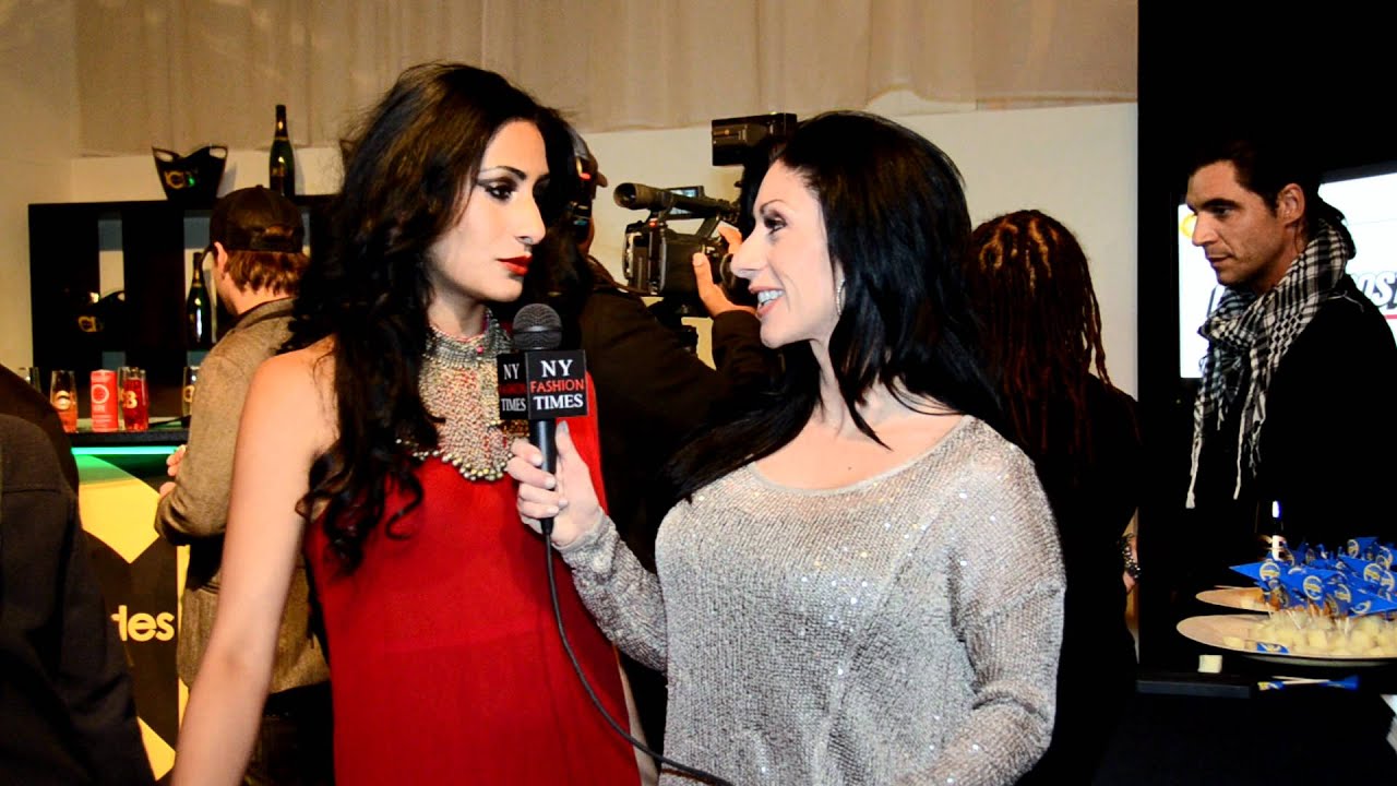 Holly J Dean interviews Shayoon Aboo whose Jewelry was on the models at ...