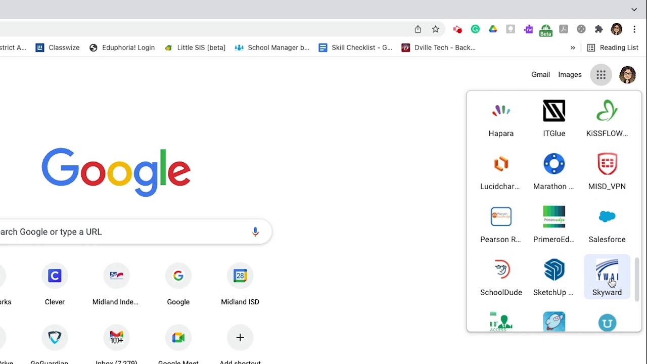 Accessing MISD Programs Through the Google Apps Launcher - YouTube