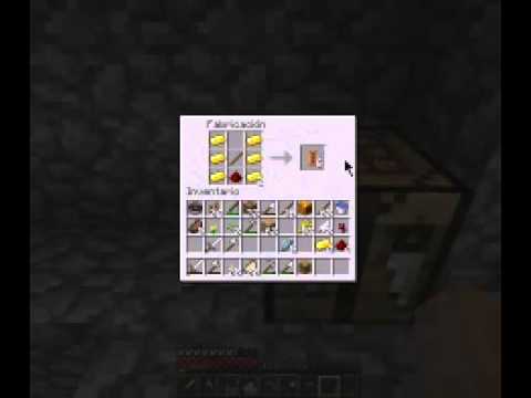 Minecraft como hacer rieles de RedStone - YouTube