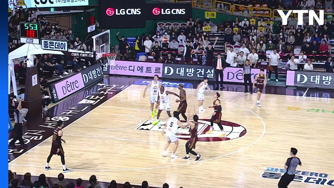 프로농구 창원 LG, 부산 KCC 꺾고 5연승 신바람 / YTN - YouTube