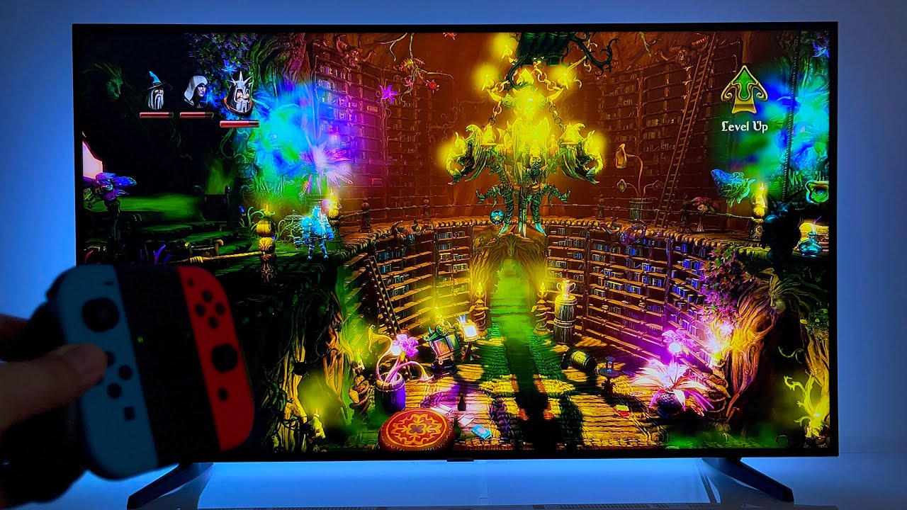 Trine 2: Complete Story (p3) | Nintendo Switch V2 - dock mode gameplay ...