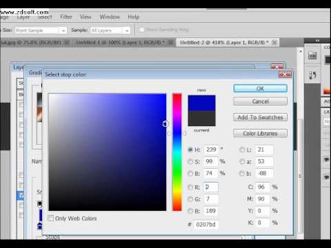 Tutorial on how to make a Glowing bar in Photoshop animated - YouTube