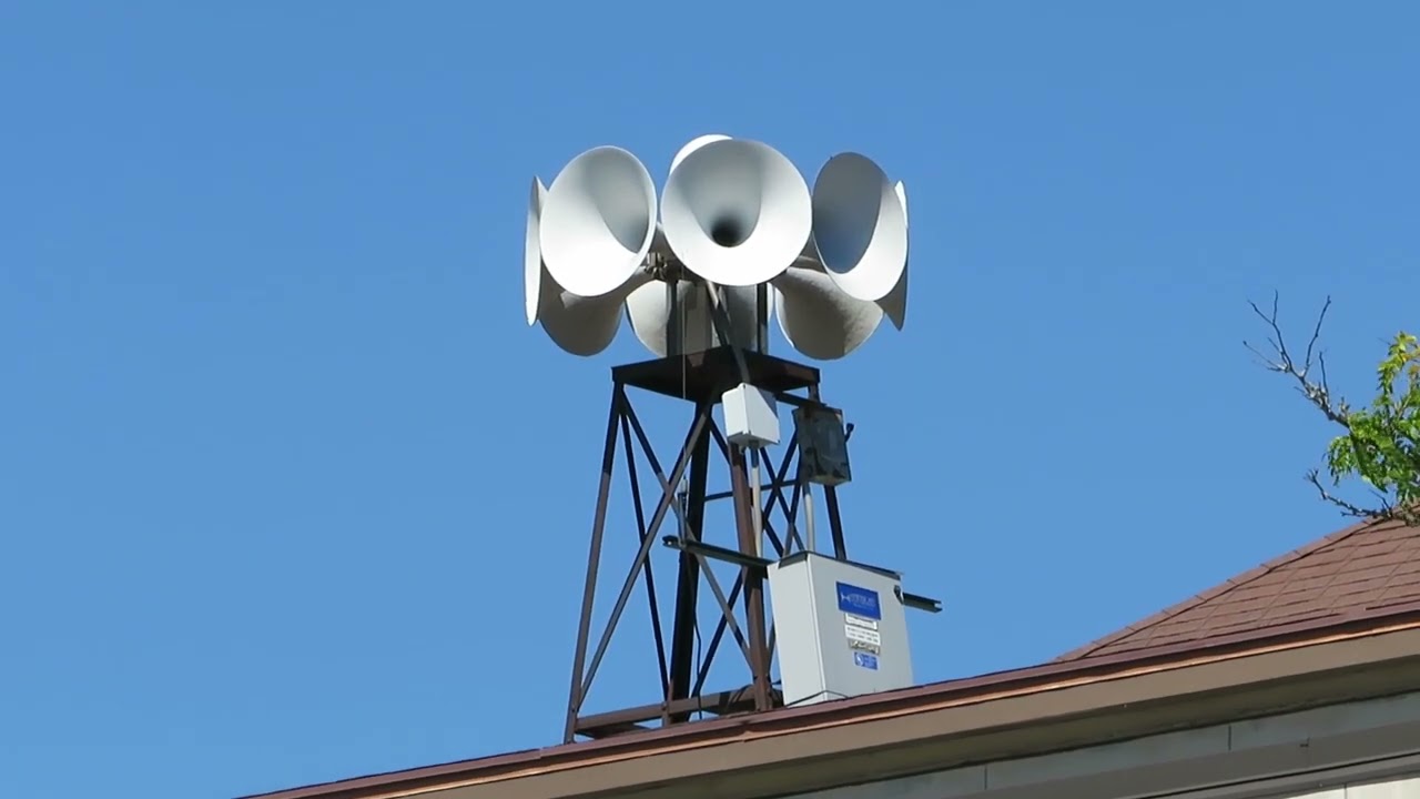 ASC T-121 Siren Test - Plymouth, WI - Short Alert - 8/31/22 - YouTube