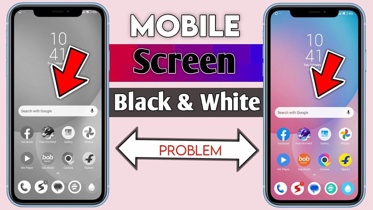 How To Fix Black And White Screen On Android Phone | Black And White ...