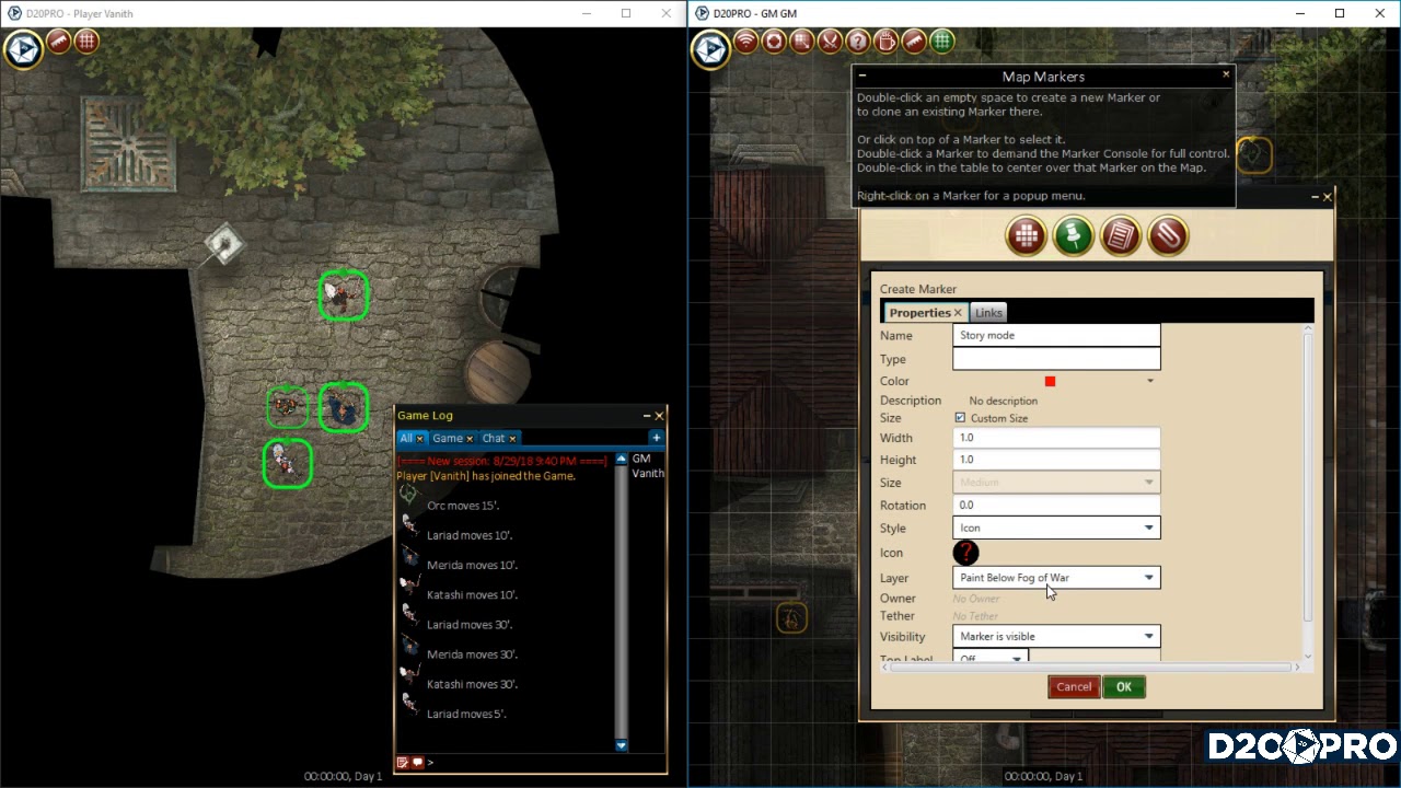 9 D20PRO Map Markers - YouTube