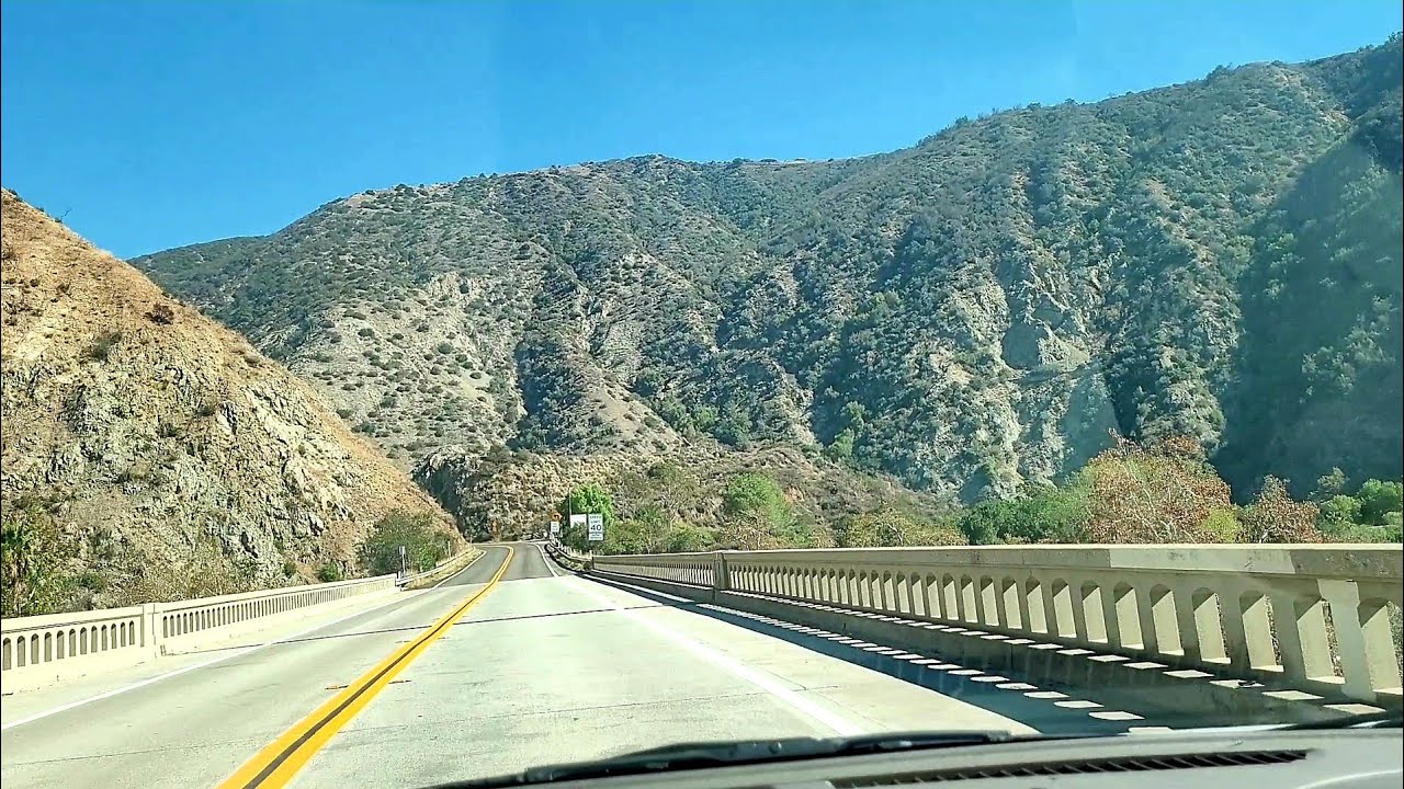 Scenic but dangerous drive on State Route 39 Azusa to Crystal Lake in ...