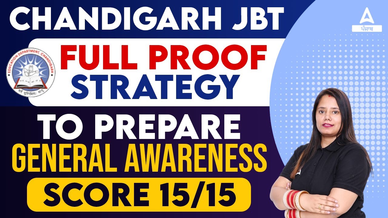 Chandigarh JBT Preparation | Full Proof Strategy To Prepare GS ( Score ...
