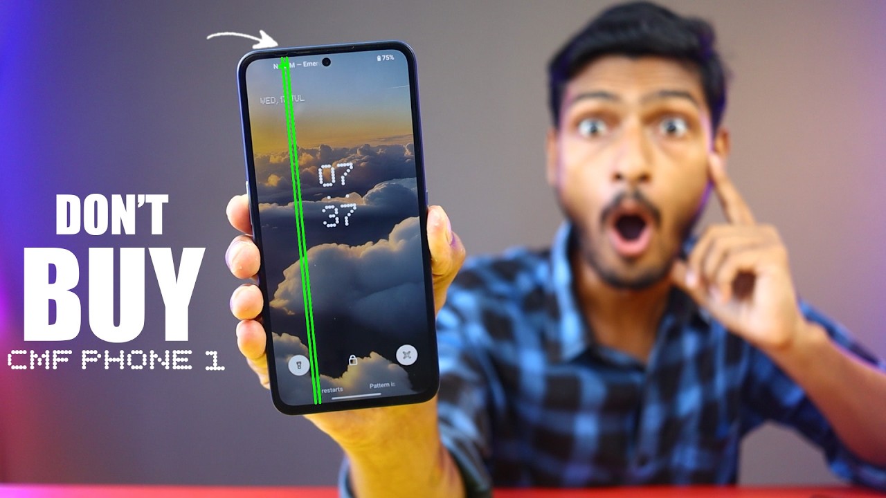 Don't Buy Nothing Cmf Phone 1 - Cmf Phone 1 Green Line issue Hai 😭 ...