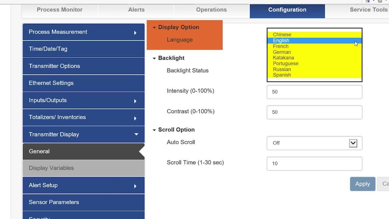 How to Use the Integrated Webserver of the 5700 Ethernet Transmitter ...