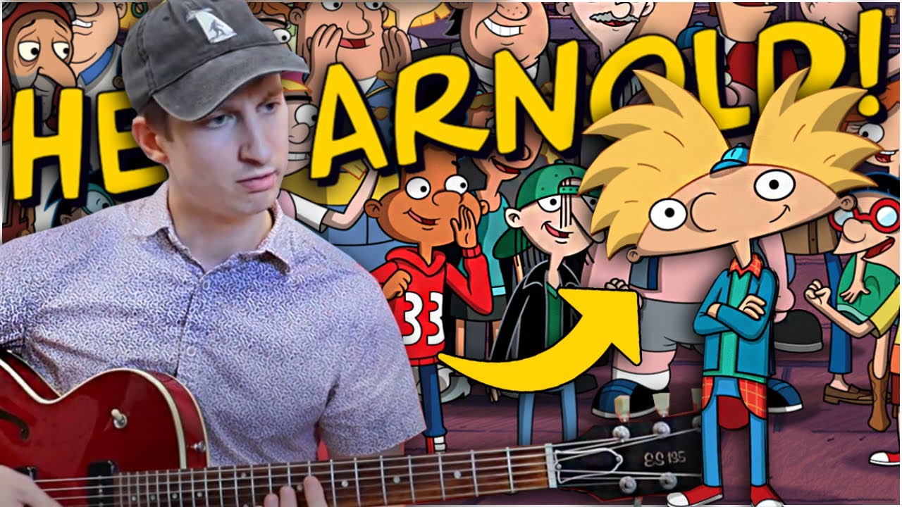 HEY ARNOLD! Theme Song with Guitar Play Along! - YouTube