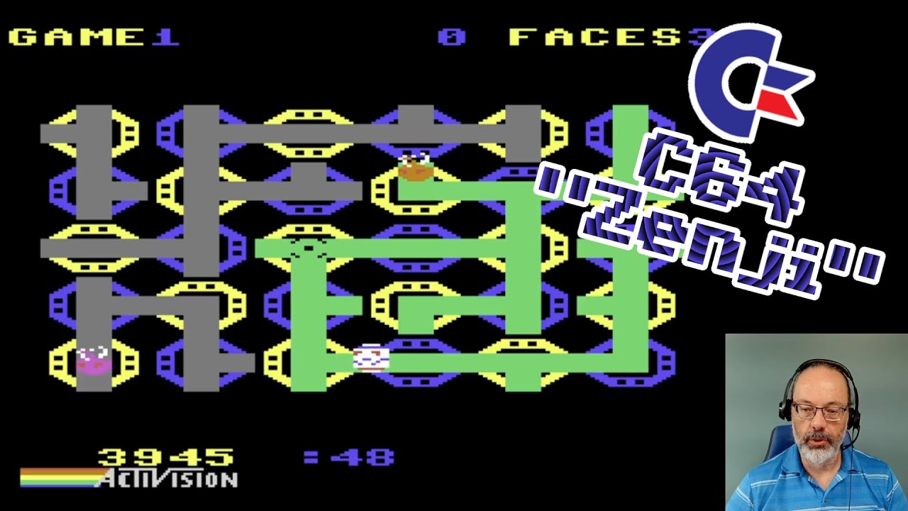 Commodore 64 Game Play, Zenji - YouTube